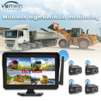 China 10.1 Inch Car Monitor Solar Power Wireless Surveillance CCTV System Camera Security for sale