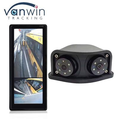 China 1080P Dual Lens Side View Blind Area HD IR Night Vision Rearview Mirror Rear View Backup Camera for sale