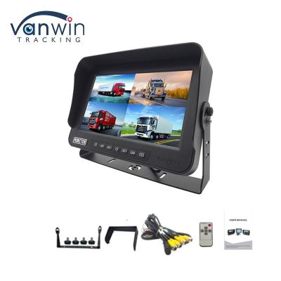 China 10.1 Inch AHD 1080P MDVR Monitor 4 Channel Full HD Waterproof Split Display Monitor For Vehicle for sale