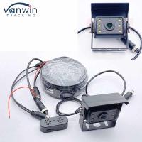 China 7 inch AHD 130 Angle Radar Reverse Side Rear View Vehicle Camera DC 5-25V Power Consumption for Bus Truck for sale