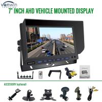 China AHD Monitor 4 Channel 7 Inch Full HD1080P MDVR Split Display Car Monitor For Vehicle for sale