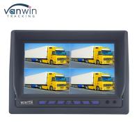 China 7-inch AHD Quad-Channel Split Car Monitor Vehicle Display Monitoring System for sale
