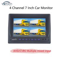 China 4 - Channel 7 - Inch Split Screen Car Monitor – Supports AHD & CVBS Mixed Video Input for Multi - Camera Vehicle Surveillance for sale