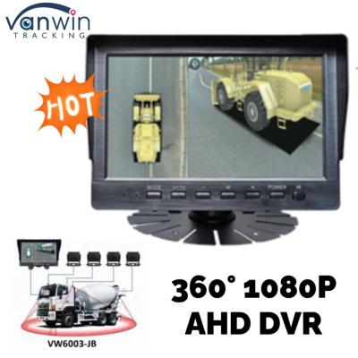 China 360-degree AHD DVR 7 / 9 / 10.1-inch Car Camera Recording System For Trucks Buses for sale