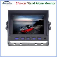 China Mini 5 Inch Car TFT Monitor 2 Ways AHD 1080P 720P CVBS Mixed Video Inputs with U Shape Bracket for sale