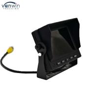 China Mini 5 Inch Car TFT Monitor 2 Ways AHD 1080P 720P CVBS Mixed Video Inputs with U Shape Bracket for sale