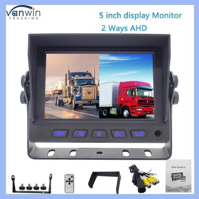 China 5 Inch Car GPS Monitor HD AHD Digital TFT LCD Small Auto Monitoring System IPS Rear View Display for sale