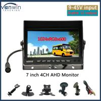 China 7 - Inch Car Monitor with VGA Input – CCTV Security Screen with Sun Visor & U-Mount Bracket for Vehicle Surveillance for sale