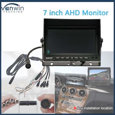 China AHD 1080P MDVR Monitor 7 Inch Split Display Monitor SD Card  Camera Rear View Reversing Kit for RV Motorhome Truck Bus for sale