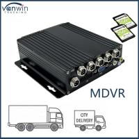 China 4CH 1080P Dual SD Card Mobile DVR 4G GPS1080P Vehicle GPS Function 12 Months Warranty for sale