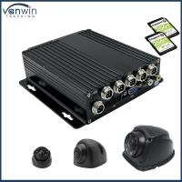 China 4CH 1080P Dual SD Card Mobile DVR 4G GPS1080P Vehicle GPS Function 12 Months Warranty for sale