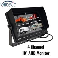 China Black High Definition 4 Channel Car Monitor 7 
