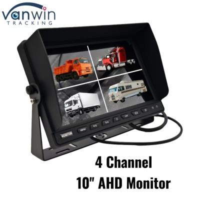 China Black High Definition 4 Channel Car Monitor 7 