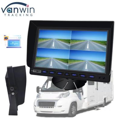 China 10.1 Inch 4 Channel Car Monitor Large Size HD Surveillance Screen For A Variety Of Vehicles for sale