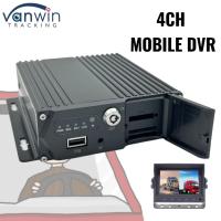 China 4 Channel SD Card Mobile DVR Dual Card Dual Standby For Vehicle Monitoring for sale
