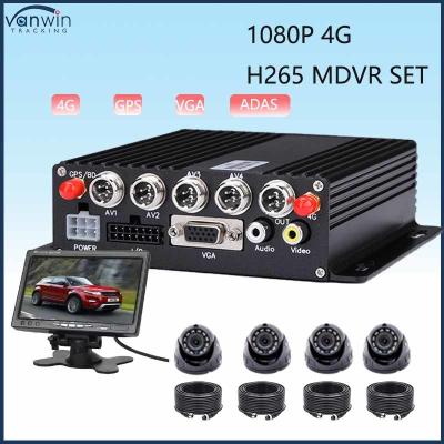 China 4CH MDVR ADAS With GPS 4G Wi-fi HDD Optional Time Monitoring Truck for sale
