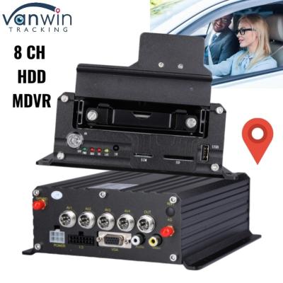 China Professional 1080P High Definition 8CH HDD Mobile DVR System for Vehicle Tracking for sale