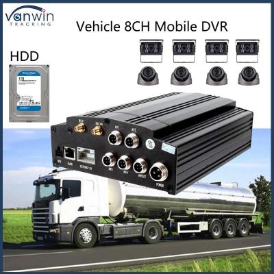 China 8CH Car 1080P H. 265 HDD Mobile DVR Truck MDVR Remotely Monitoring Vehicle MDVR for sale