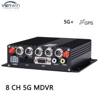 China 8 Channel Car DVR With 5G GPS AHD 1080P Camera SD Card Video Recorder For Truck Bus for sale
