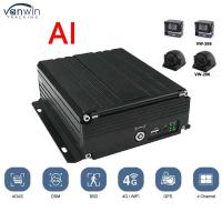 China 4CH HDD DVR 4G GPS ADAS DMS 1080P HD Support OEM/ODM MDVR Video System For Car Truck Bus MDVR Car Black Box for sale