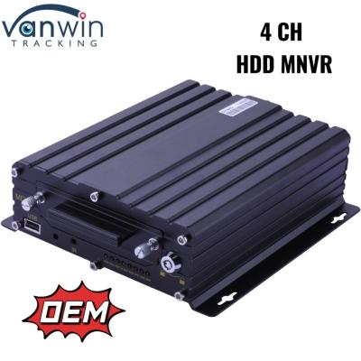 China 4CH Hard Disk Mobile NVR 1080P Vehicle Surveillance System For Fleet Management for sale