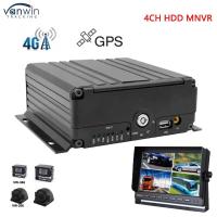 China 4 Channel Mobile NVR With 1080P Remote 3G 4G GPS WiFi Vehicle Bus Truck Network Monitoring for sale
