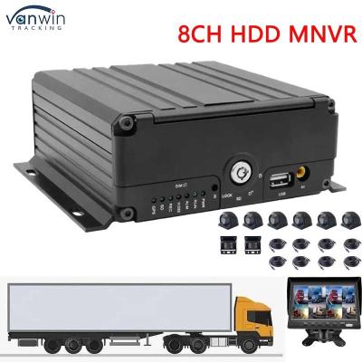 China H.264 8 Channel MNVR With 4G WiFi Optional Vehicle GPS Tracker For Vehicle Support OEM for sale
