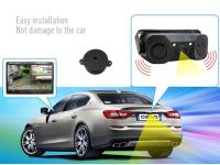 China Universal Vehicle Hidden Camera , Night Vision Reverse Camera With 2 Parking Radar Sensor for sale