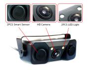 China Universal Vehicle Hidden Camera , Night Vision Reverse Camera With 2 Parking Radar Sensor for sale