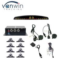 China 8 Sensors Car Parking Kit Buzzer Reverse Backup Radar Sound Alert Indicator Probe System Detect Range 0.4-5M Waterproof IP66 for sale