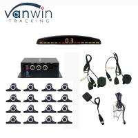 China LCD Display 12 Sensors Reverse Backup Assistance Radar Monitor Parking System for 5M Heavy Trucks for sale