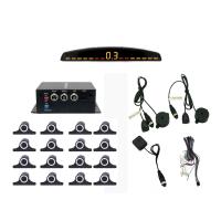 China LCD Display 12 Sensors Reverse Backup Assistance Radar Monitor Parking System for 5M Heavy Trucks for sale