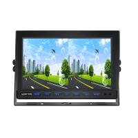 China 10.1 Inch HD TFT LCD Screen Waterproof Vehicle Display for Trucks/Vans Power Supply DC 12V-24V -30C to 80C Night Mode for sale