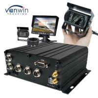 China In-Vehicle 4CH AHD 1080P Mobile Surveillance System with HDD Storage & HD Monitoring Display for sale