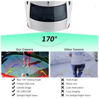 China 1080P AHD 170° Car Rear View Camera Vehicle Reverse Black Fisheye Lens Waterproof Night Vision Universal for sale