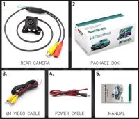 China 1080P AHD 170° Car Rear View Camera Vehicle Reverse Black Fisheye Lens Waterproof Night Vision Universal for sale