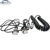 China 4Pin Waterproof Trailer Cable 12V Electronic Wire Camera for Double Truck Bus Tractor Rear View Cameras for sale