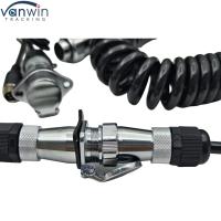 China 4Pin Waterproof Trailer Cable 12V Electronic Wire Camera for Double Truck Bus Tractor Rear View Cameras for sale