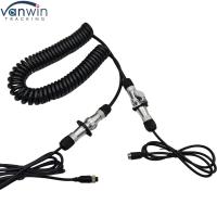 China 12V Electronic Wire Camera Cable For Truck Bus Tractor Rear View Cameras Contact Material Copper Protection Level IP68 for sale