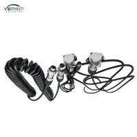 China 4 Pin Female to Plug Custom Spring Wire waterproof trailer cable camera for Truck Forklift for sale