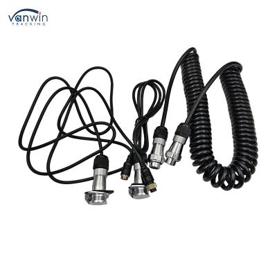 China 12V Electronic Wire Camera Cable For Truck Bus Tractor Rear View Cameras Contact Material Copper Protection Level IP68 for sale