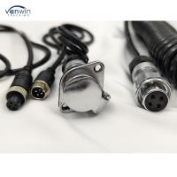 China 4 Pin Female to Plug Custom Spring Wire waterproof trailer cable camera for Truck Forklift for sale