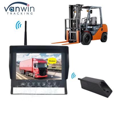 China 7inch Wireless AHD Waterproof Monitor with wireless waterproof camera Kit for Forklift Truck for sale