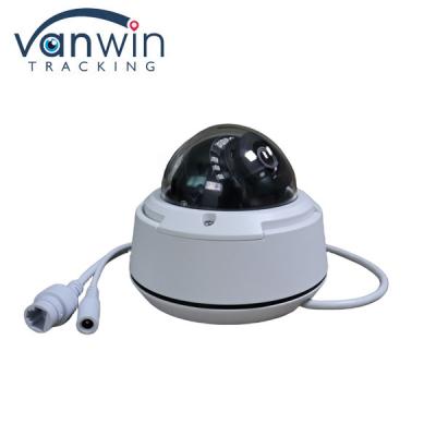 China 1080P HD IP Camera with Good Night Vision , Vandalproof CCTV Vehicle Inside POE Network Dome Camera for Bus for sale