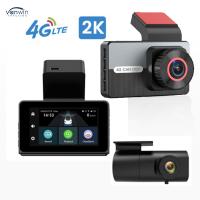 China 4G Smart Dash Cam 2K – Dual - Lens Car DVR with Live View via Phone, WDR Night Vision & Loop Recording for sale