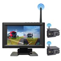 China 7-Inch Waterproof Display Screen 1/2/4CH Wireless Automatic Charging Monitoring Camera System for sale