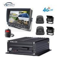 China 1080P 4CH MDVR Camera Waterproof 7 Inch Monitor  Recorder 4G GPS Reverse Backup Camera Vehicle Bus Truck Car Reversing Aid for sale