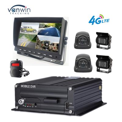 China 1080P 4CH MDVR Camera Waterproof 7 Inch Monitor  Recorder 4G GPS Reverse Backup Camera Vehicle Bus Truck Car Reversing Aid for sale