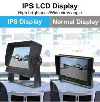 China 1080P 4CH MDVR Camera Waterproof 7 Inch Monitor  Recorder 4G GPS Reverse Backup Camera Vehicle Bus Truck Car Reversing Aid for sale