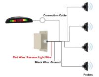 China Waterproof 24V Parking Sensor System for Truck Trailer Bus for sale